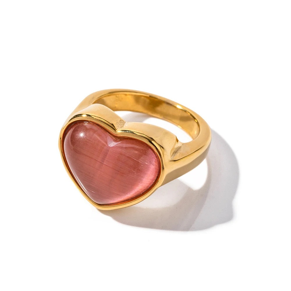 Quinn Heart Ring – Misora Designs